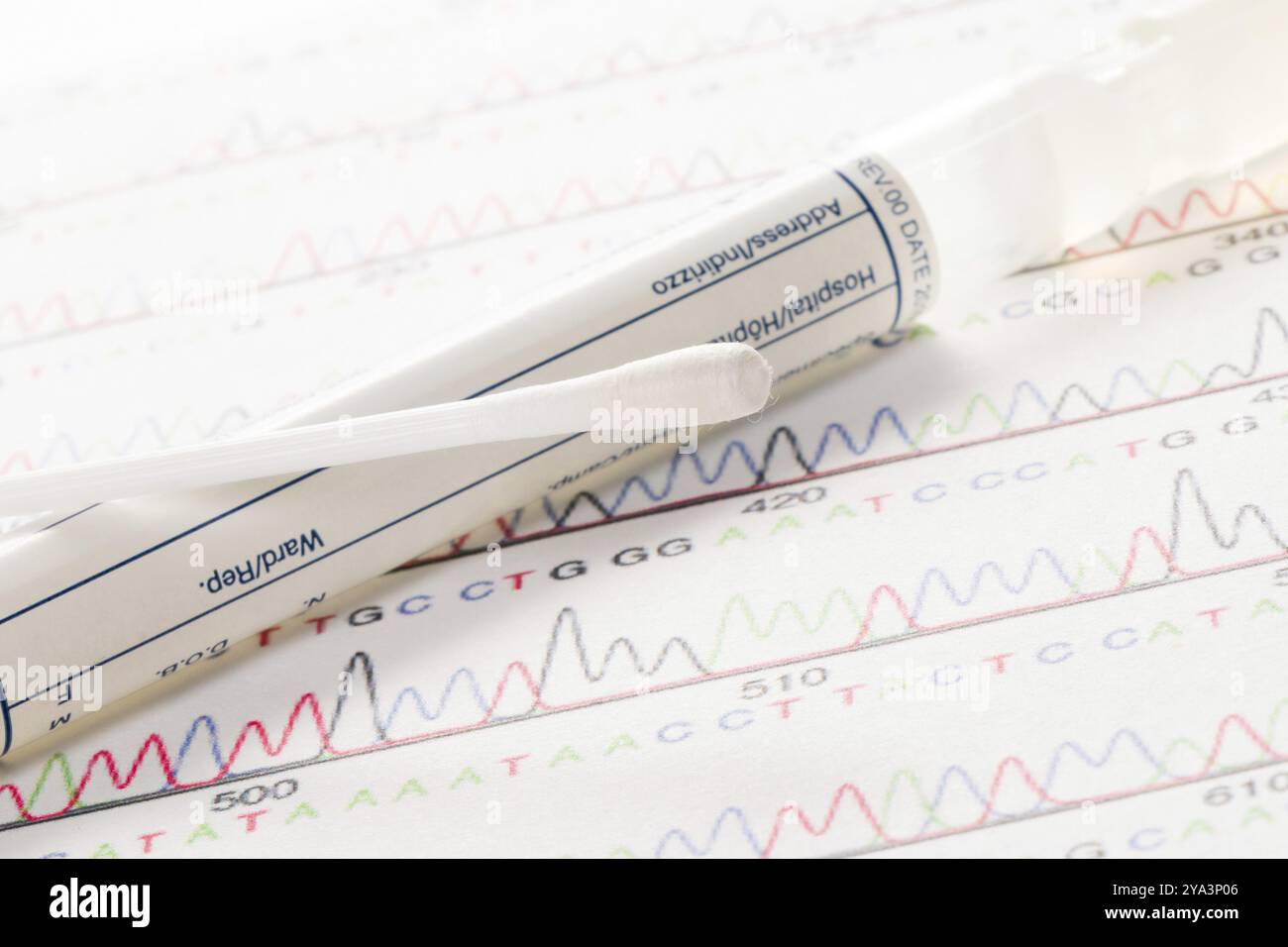DNA swab test, cotton swabs for genetic fingerprinting Stock Photo - Alamy