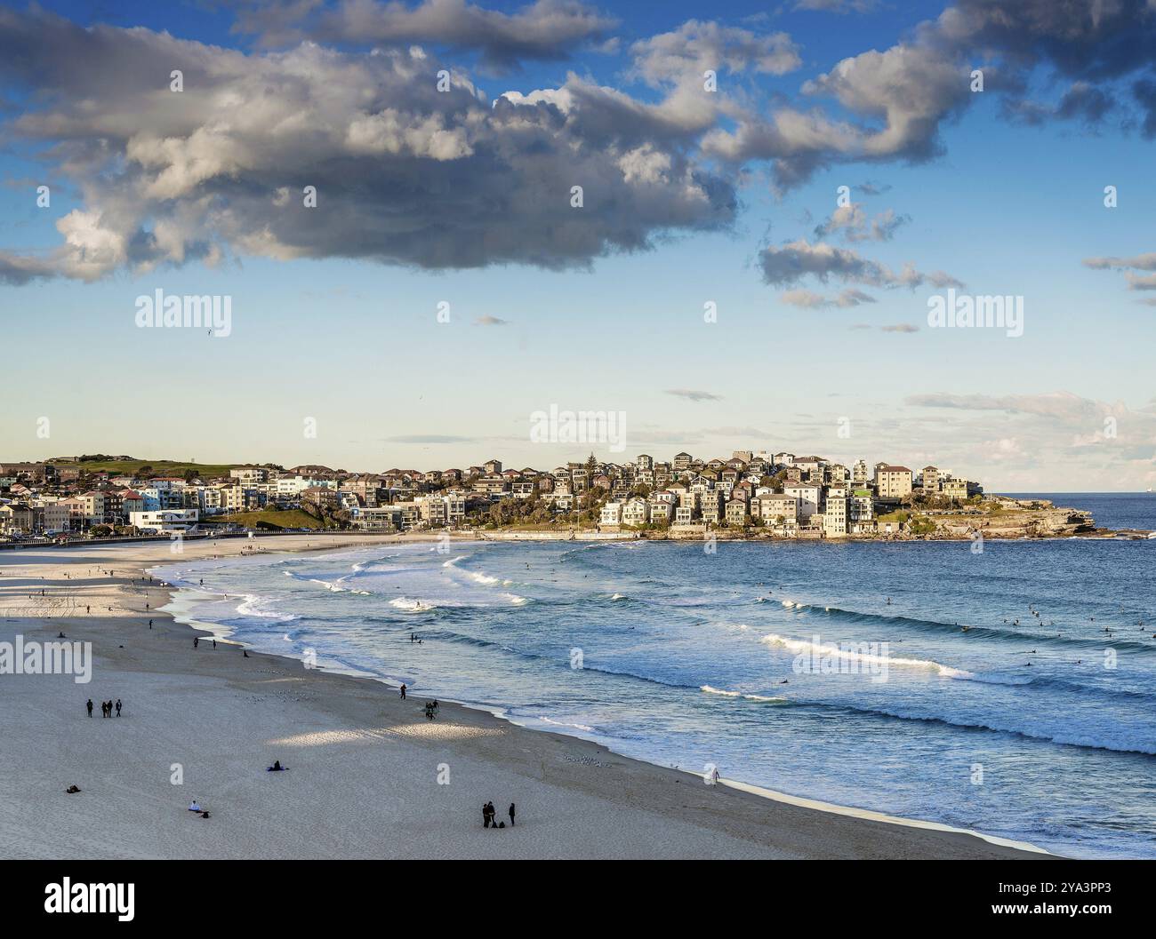 Famous bondi beach view at sunset dusk near sydney australia Stock ...