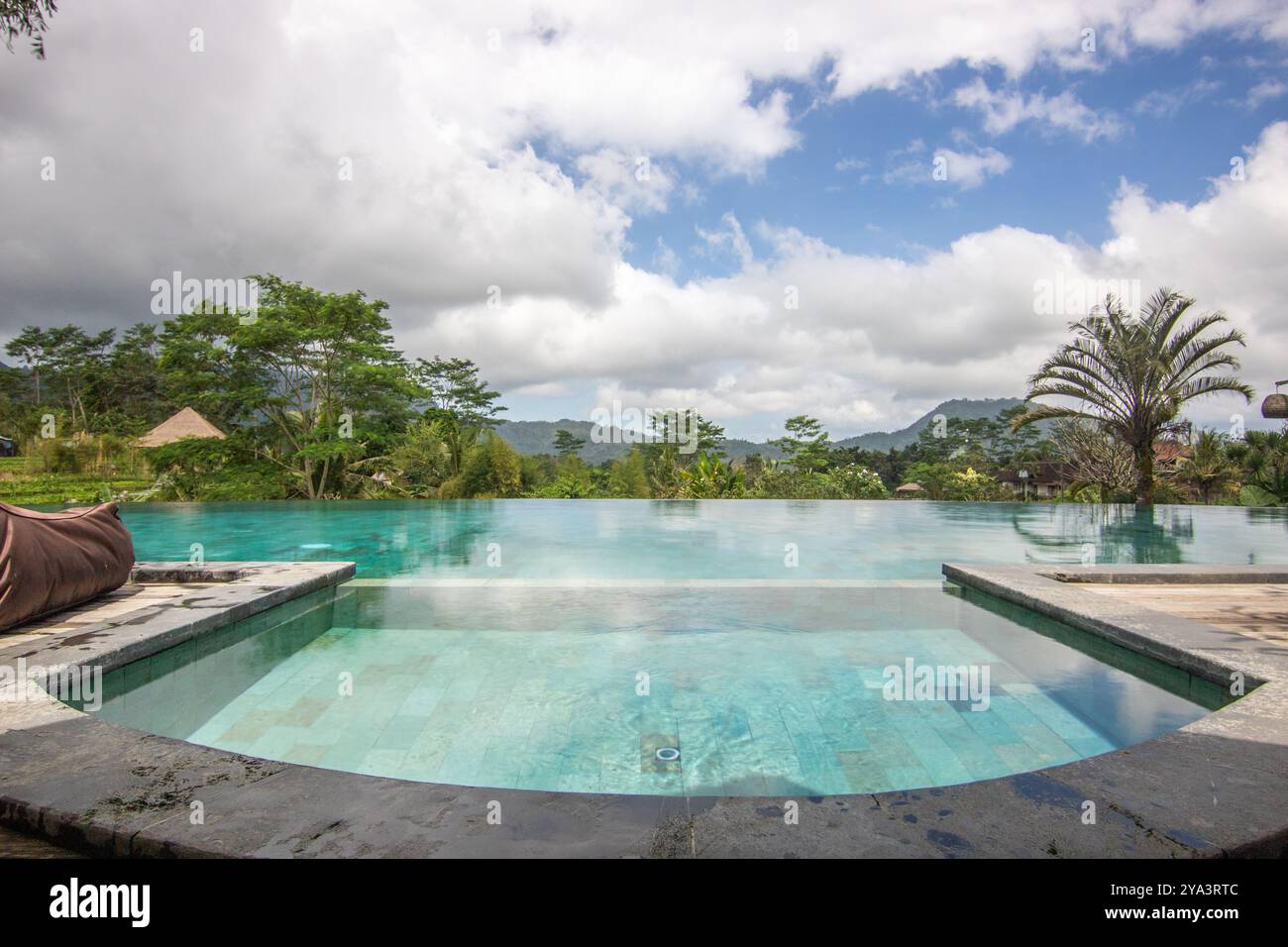 swimming pool in tropical resort, bali infinity pool, Sidemen, Bali ...