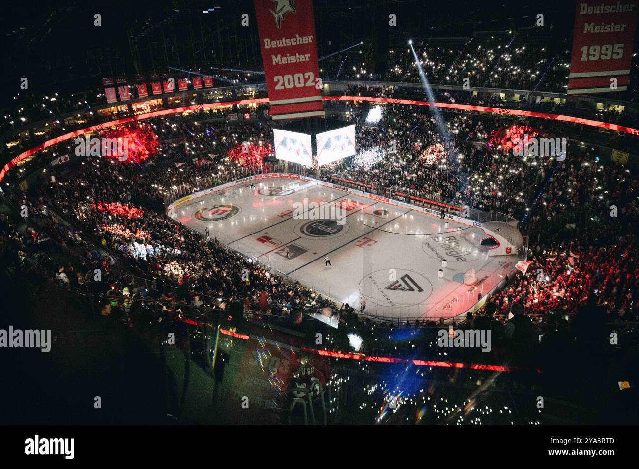 COLOGNE, GERMANY - 11 OCTOBER, 2024: Hockey match DEL Koelner Haie ...