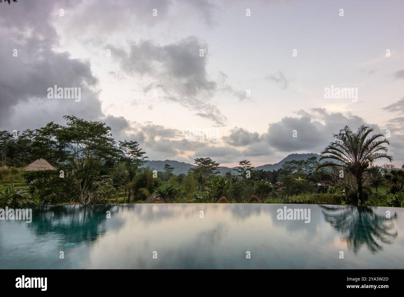 swimming pool in tropical resort, bali infinity pool, Sidemen, Bali ...
