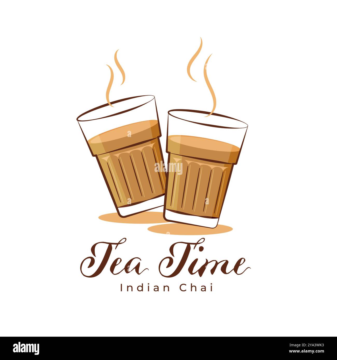 isolated indian tea or chai glass vector Stock Vector Image & Art - Alamy