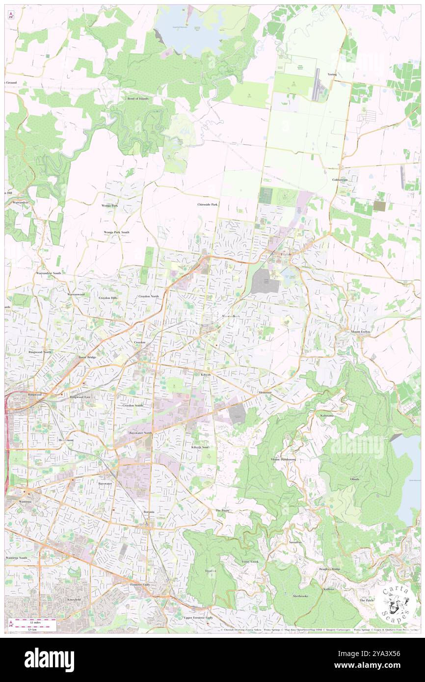Maroondah map hi-res stock photography and images - Alamy
