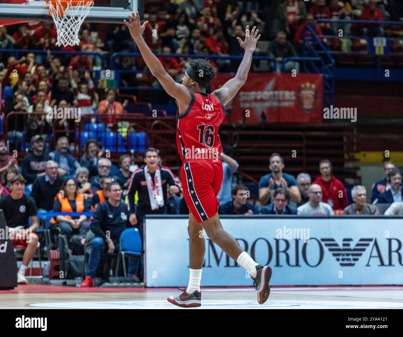 Zach LeDay #16 of EA7 Emporio Armani Milan - EA7 Emporio Armani Milano ...