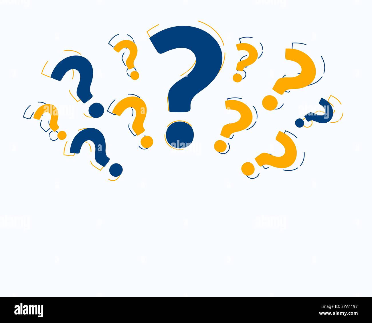question mark sign template for problem solving query vector Stock ...