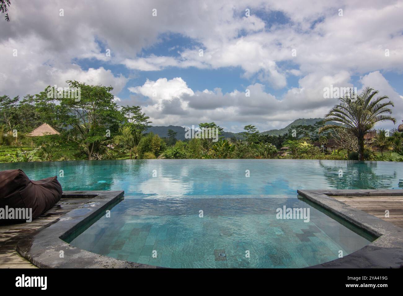 swimming pool in tropical resort, bali infinity pool, Sidemen, Bali ...