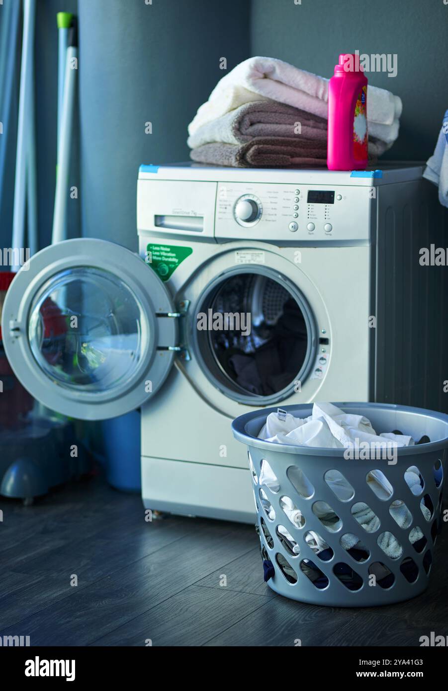 Washing machine, laundry or detergent in home for cleaning ...