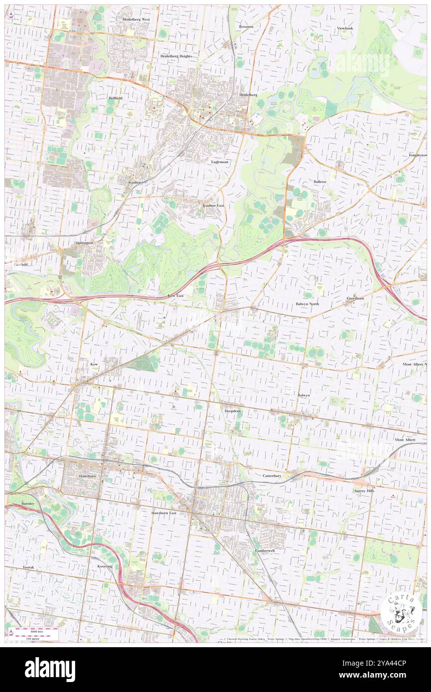 Kew High School, Boroondara, AU, Australia, Victoria, S 37 47' 44'', N ...