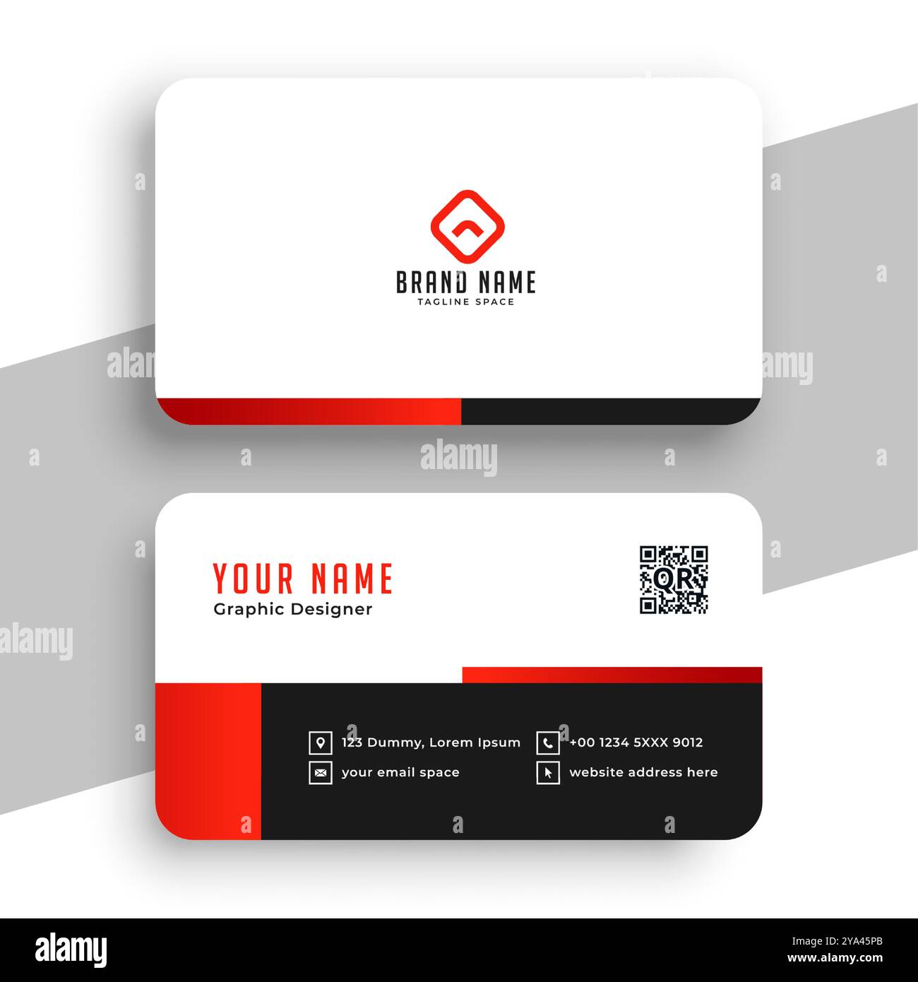 modern style business identity card template for office biz vector ...
