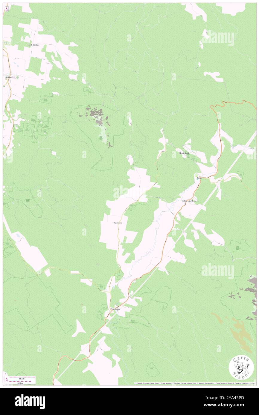 Launceston, Launceston, AU, Australia, Tasmania, S 41 19' 15'', N 147 ...