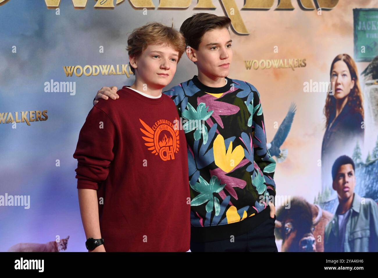 Viv Lee Thomas und Finlay Hartinger bei der Premiere des Kinofilms Woodwalkers im Mathäser ...