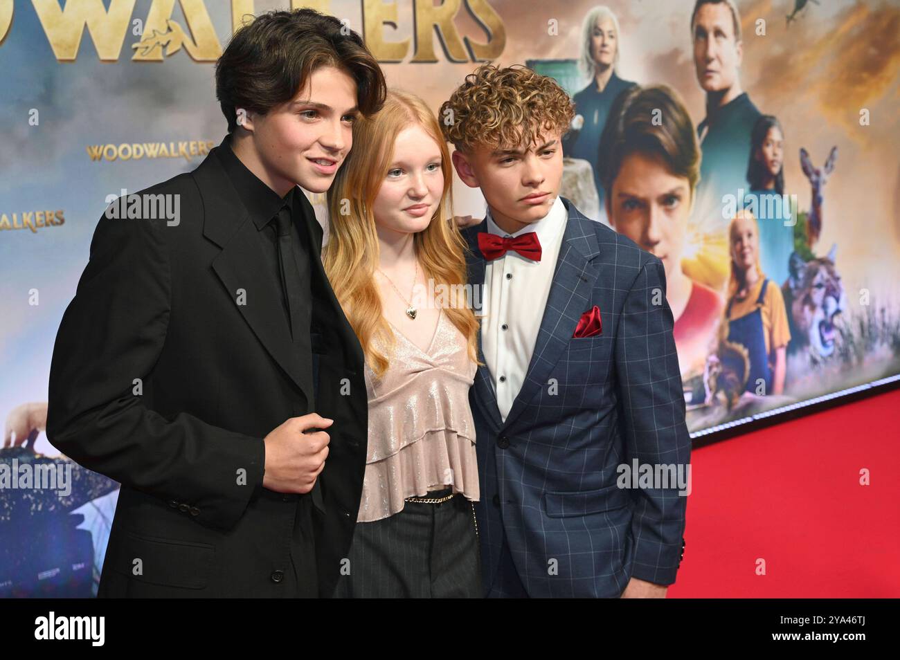 Emile Cherif, Lilli Falk und Emil Bloch bei der Premiere des Kinofilms ...