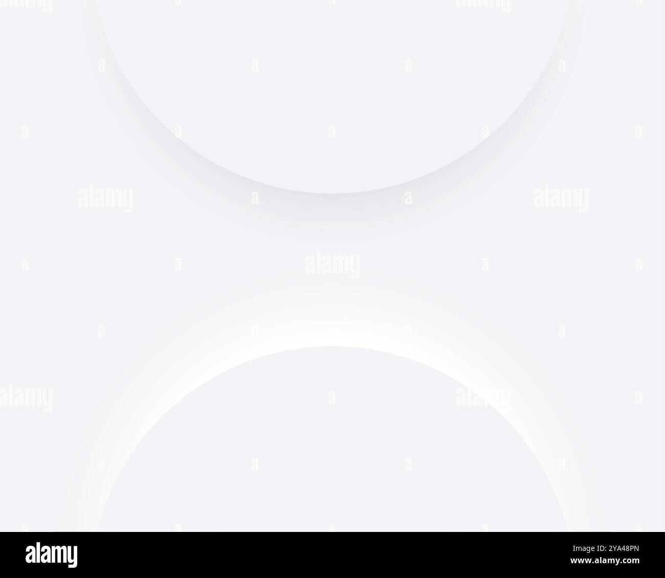 minimal neumorphic round shape background in abstract style vector ...