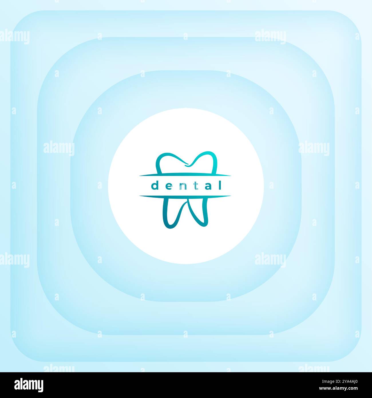 dentistry dental tooth care logo sign template vector Stock Vector ...