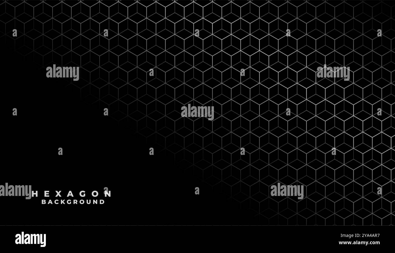 3d style abstract hive shape patterns dark background design vector ...