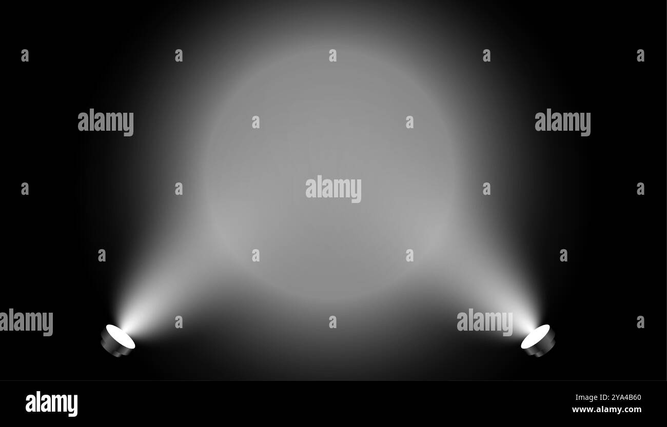 Cinema projector beam light Stock Vector Images - Alamy