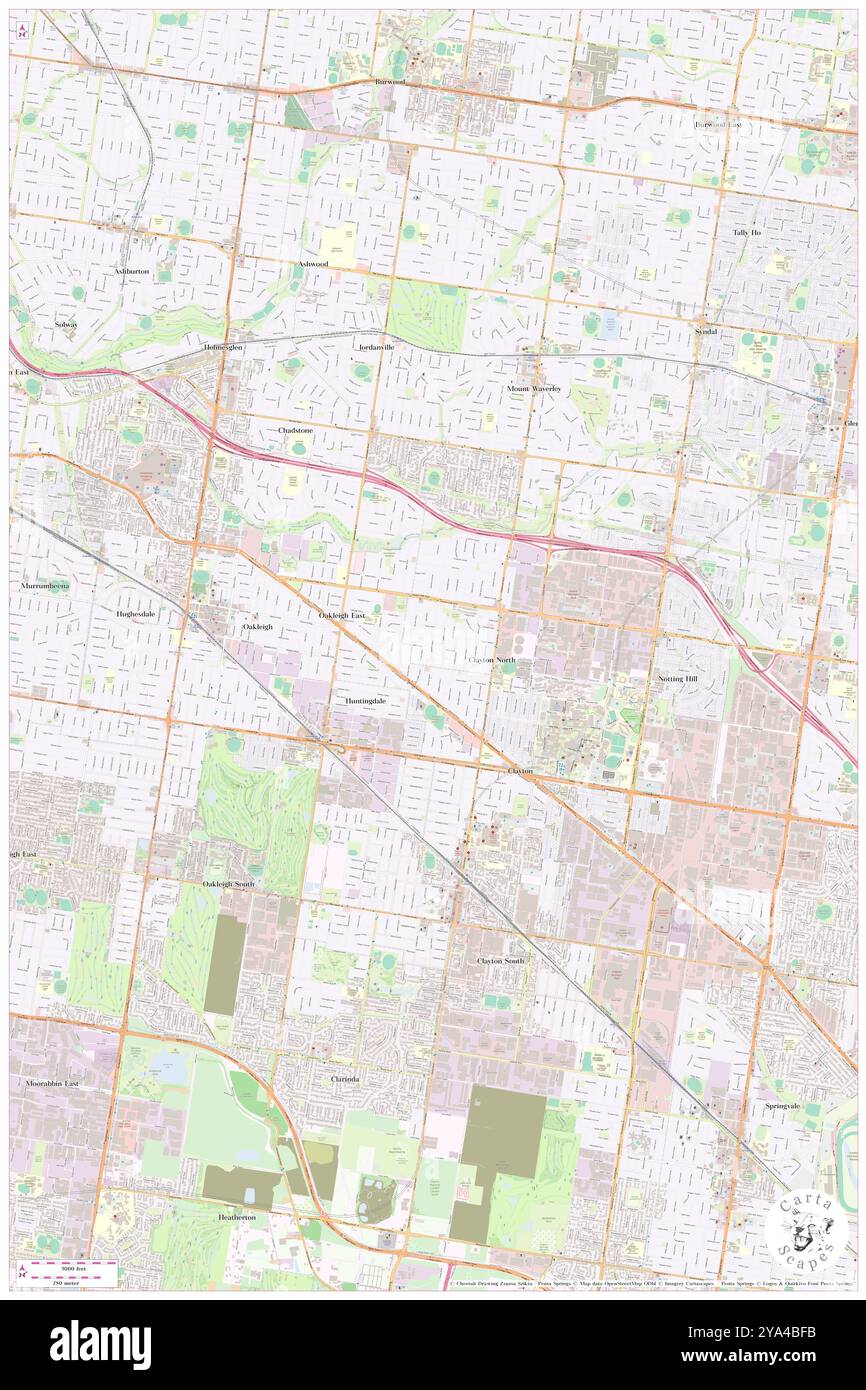Oakleigh High School, Monash, AU, Australia, Victoria, S 37 54' 10'', N ...