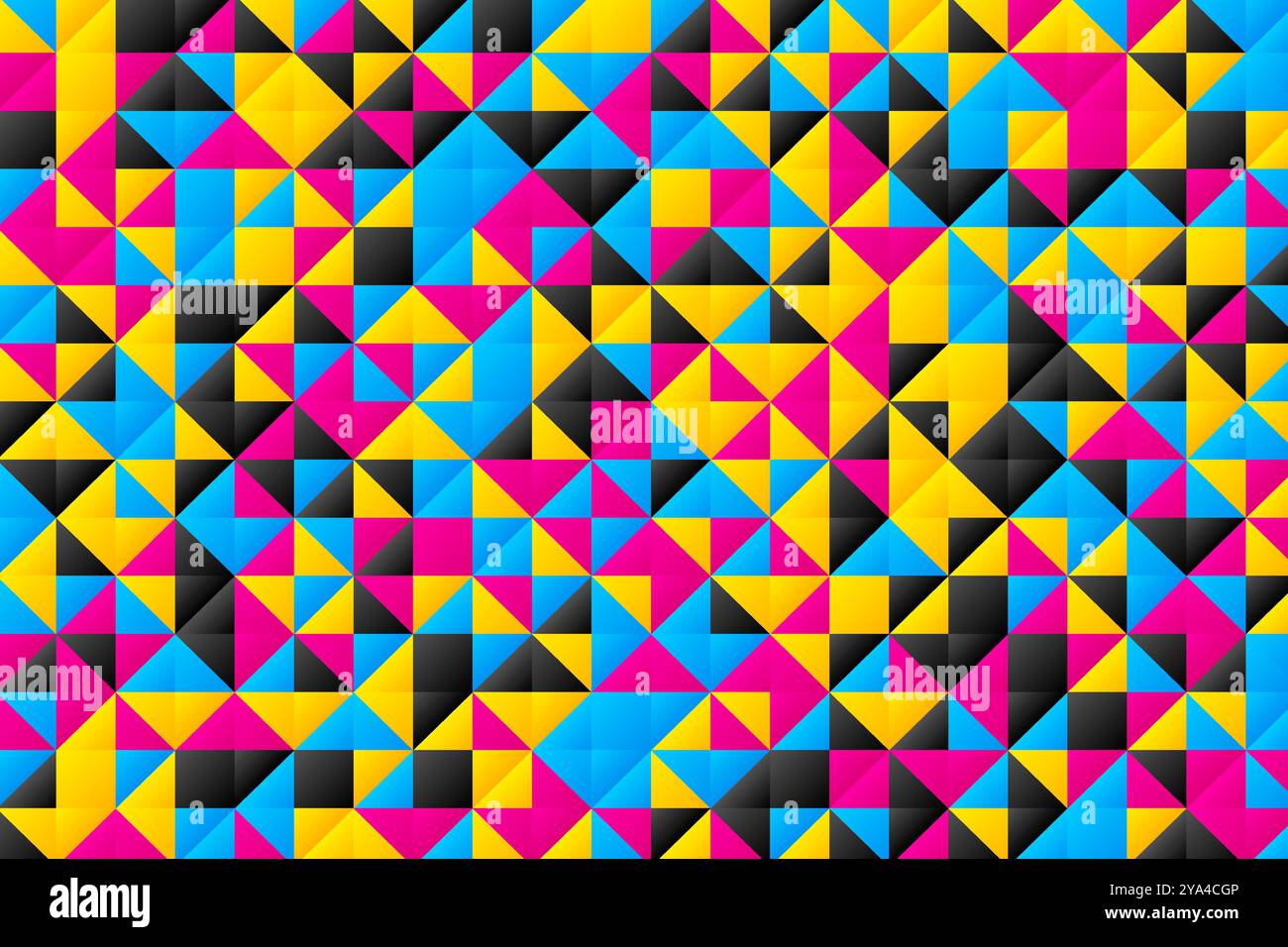 abstract cmyk triangle pattern backdrop for presentation vector Stock ...
