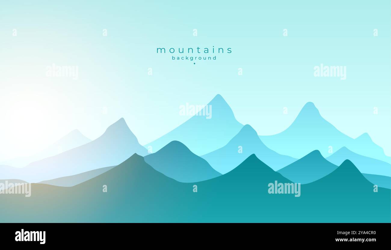 High peaks hiking Stock Vector Images - Alamy