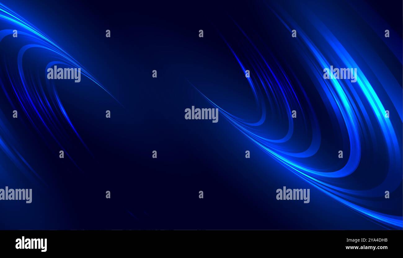 abstract blue light dynamic motion wallpaper with shiny effect vector ...