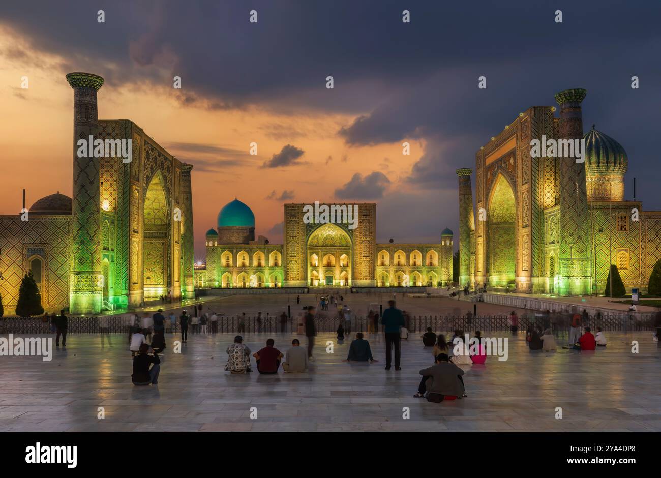 Samarkand, Uzbekistan - October. 10. 2024: Registan Square in Samarkand ...