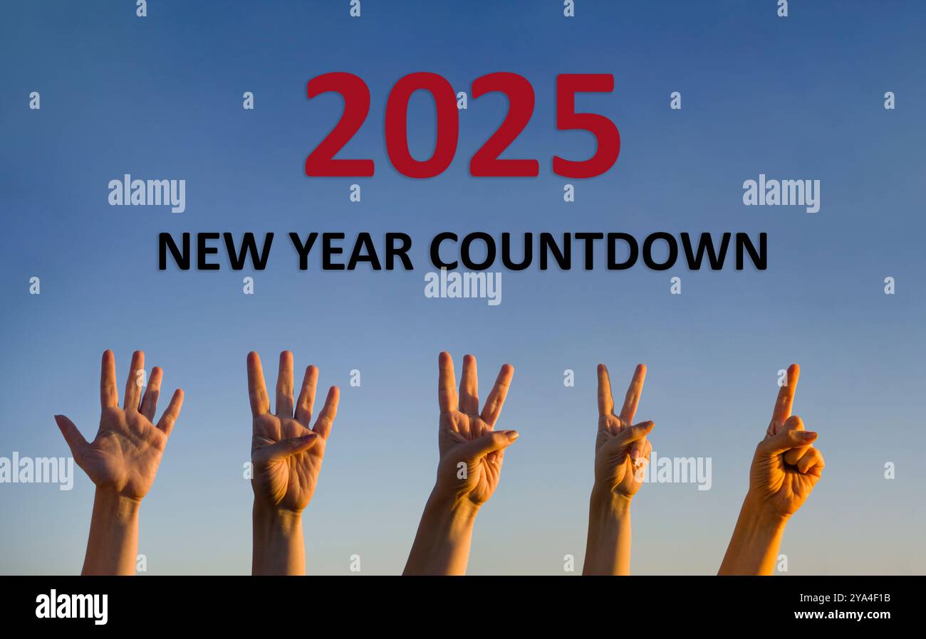 Countdown to 2025 hi-res stock photography and images - Alamy