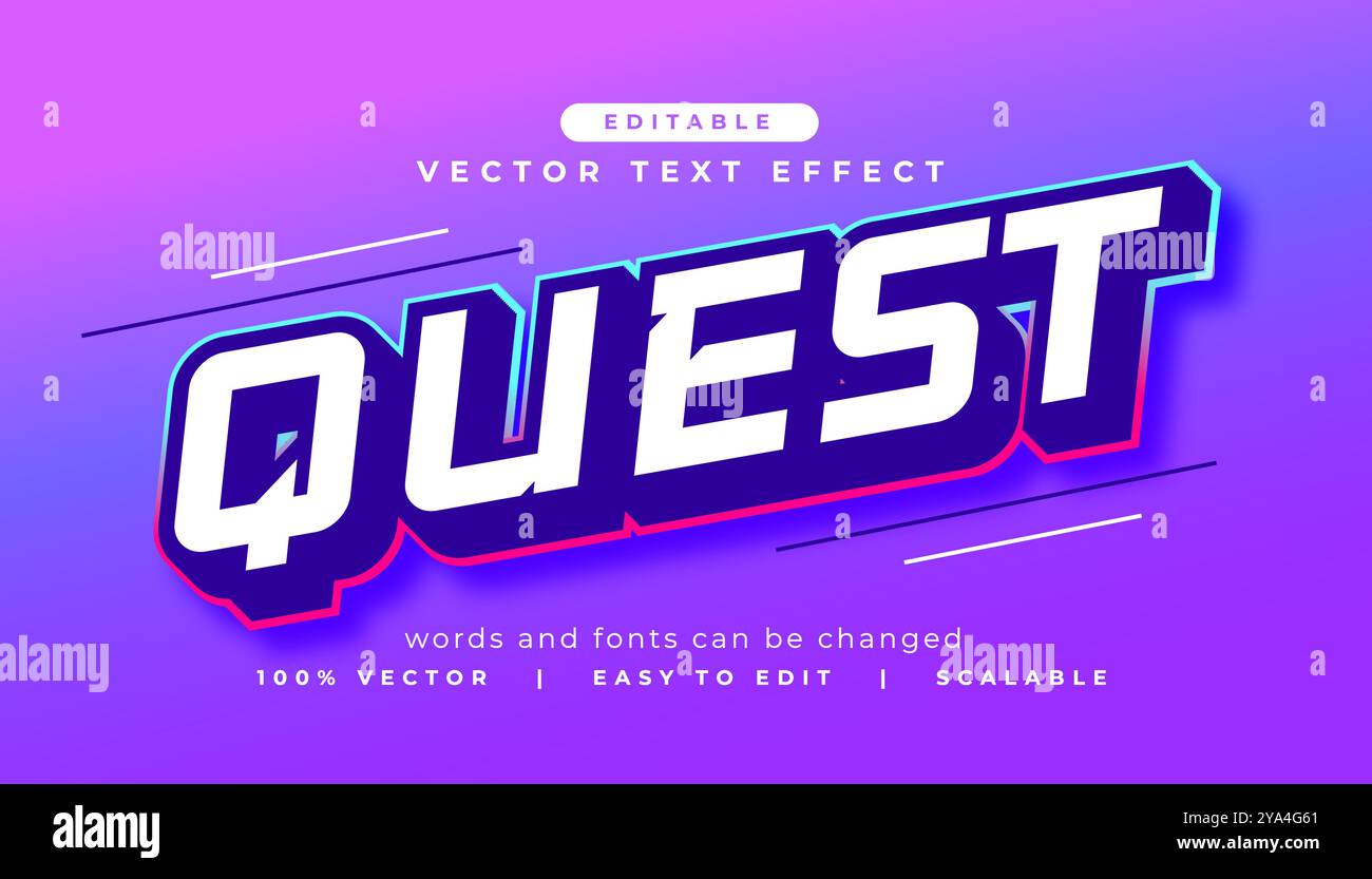Quest lettering hi-res stock photography and images - Alamy