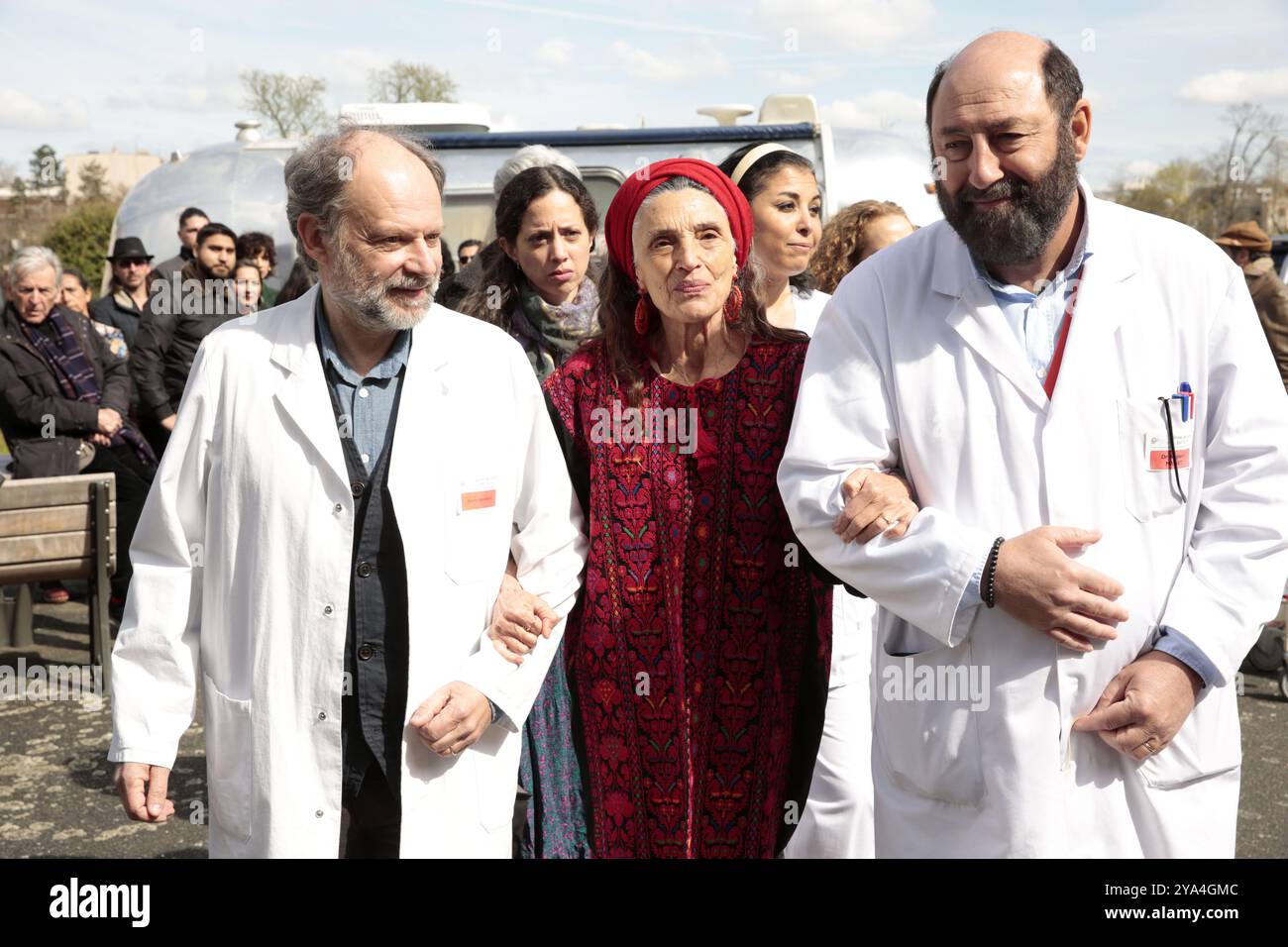 ANGELA MOLINA, DENIS PODALYDES and KAD MERAD in LAST BREATH (2024 ...