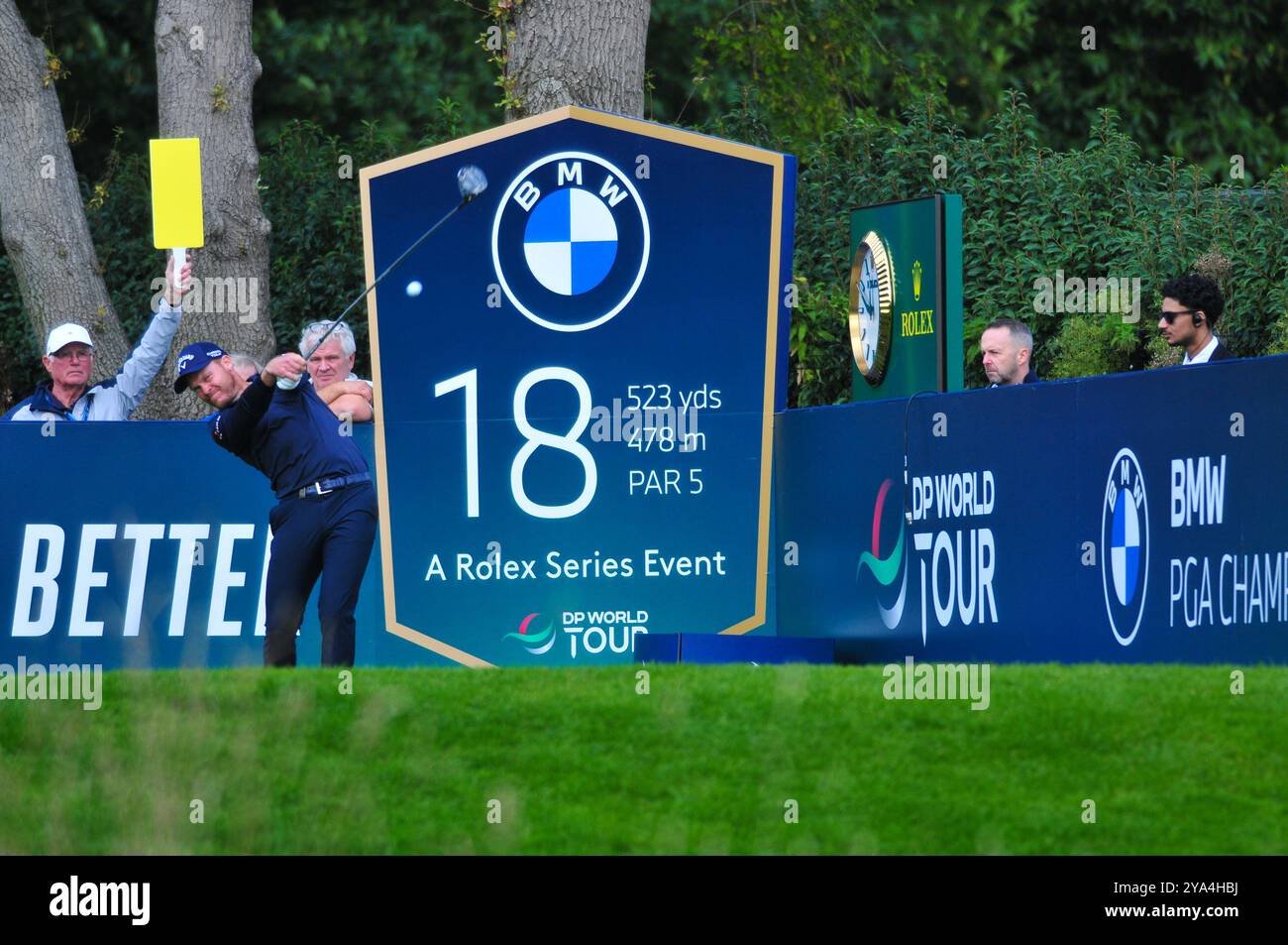 PGA tour golfer and Masters champion Danny Willett playing golf Stock ...