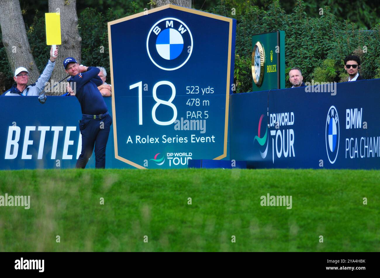 PGA tour golfer and Masters champion Danny Willett playing golf Stock ...