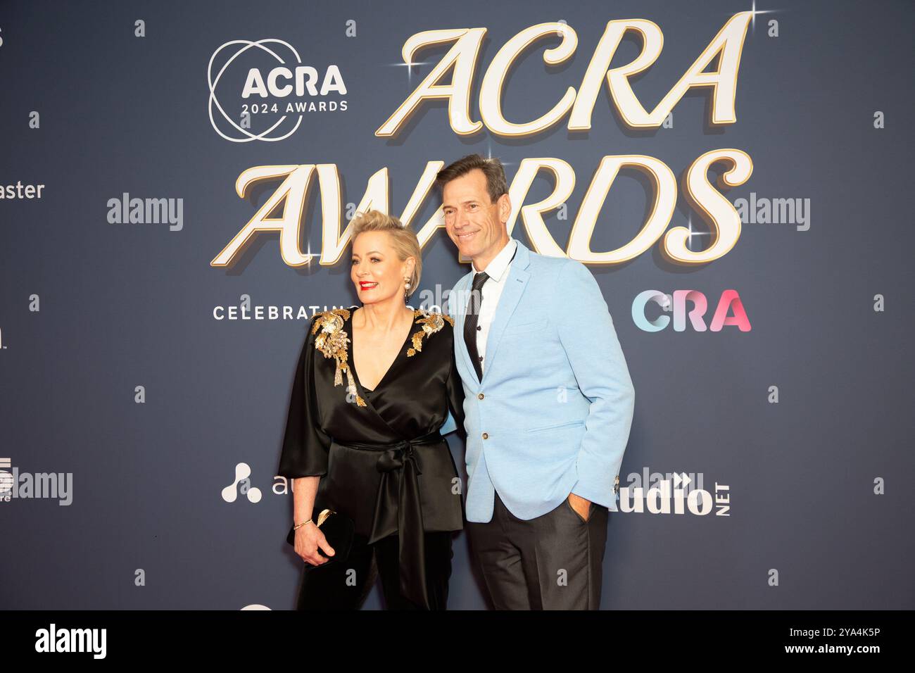 Sydney, Australia. 12th October 2024. WSFM star Amanda Keller (wearing ...