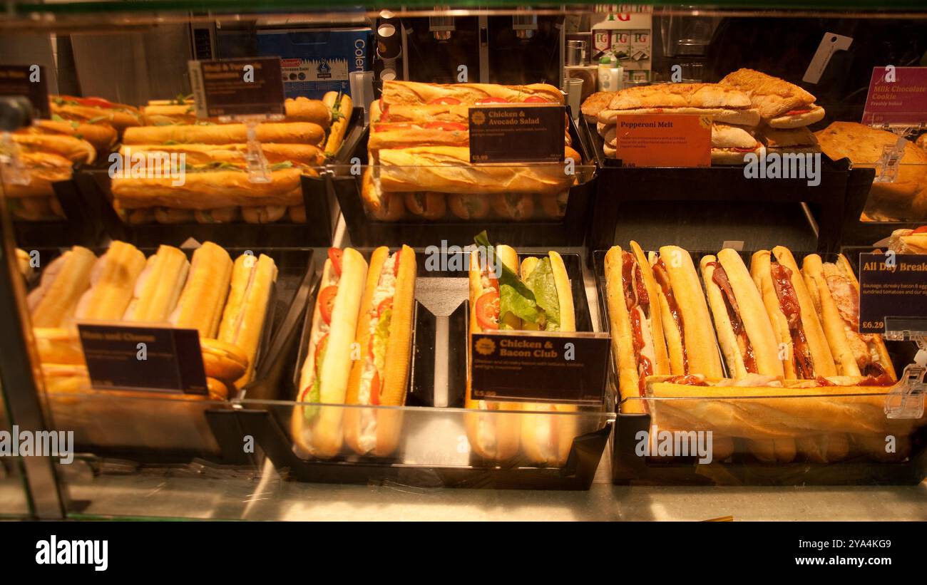 Sandwich Stall, Concourse/Service Area, Kings Cross Station; Camden ...