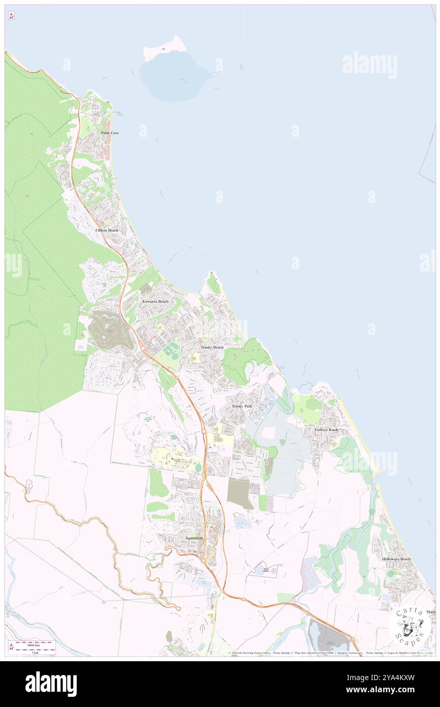 Trinity Beach, Cairns, AU, Australia, Queensland, S 16 47' 19'', N 145 ...