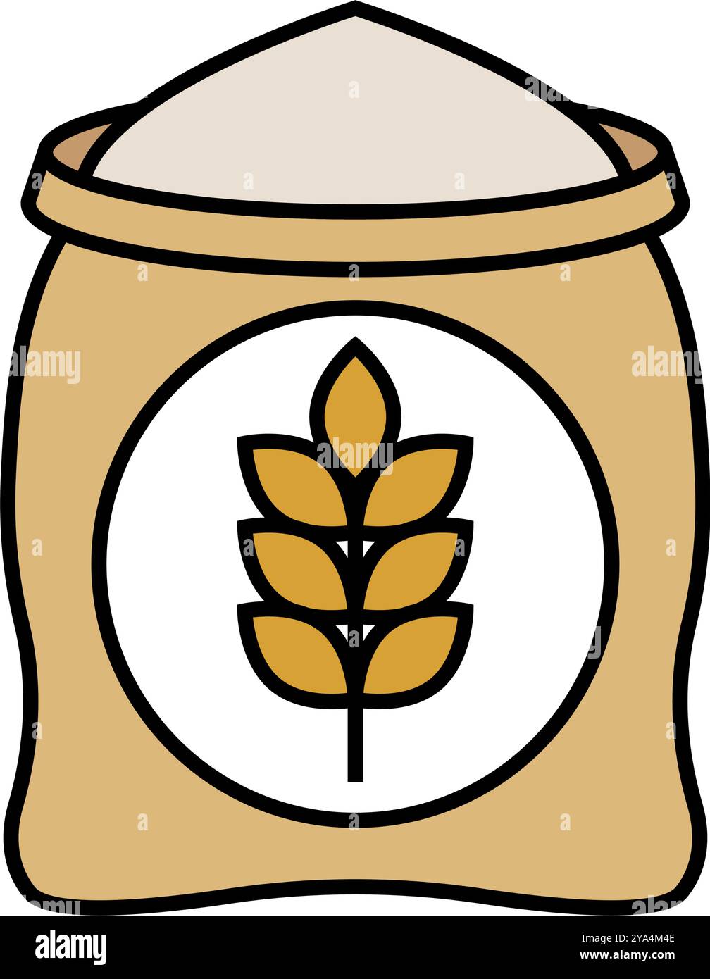 Flour bag vector hi-res stock photography and images - Alamy