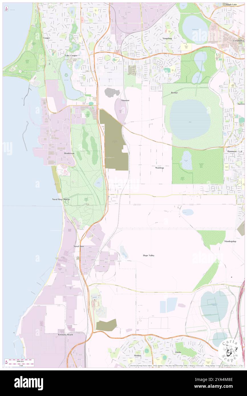 Lees Park, City of Cockburn, AU, Australia, Western Australia, S 32 10 ...