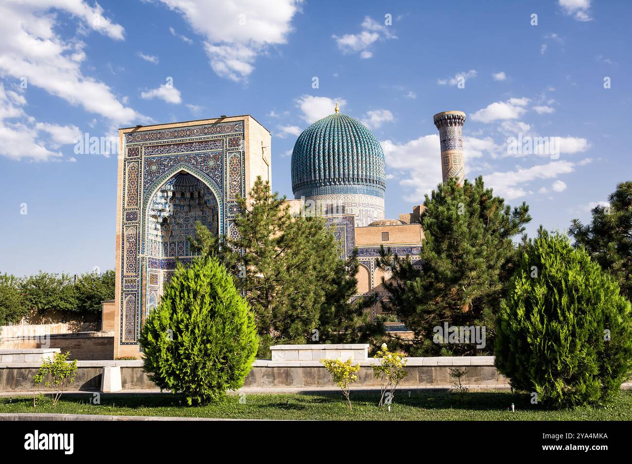 Gur Emir Mausoleum Complex in Samarkand Stock Photo - Alamy
