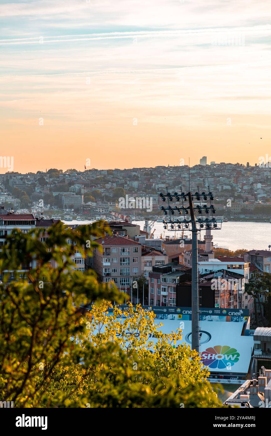 Istanbul, Turkiye - OCT 8, 2024: Generic architecture and street view ...