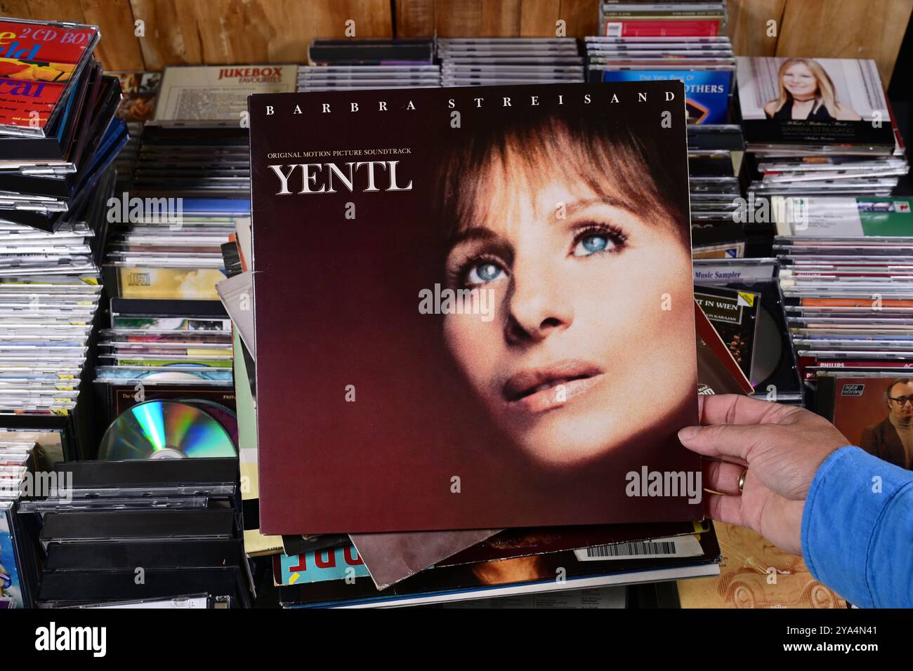 LP album: Yentl by Barbra Streisand Stock Photo - Alamy