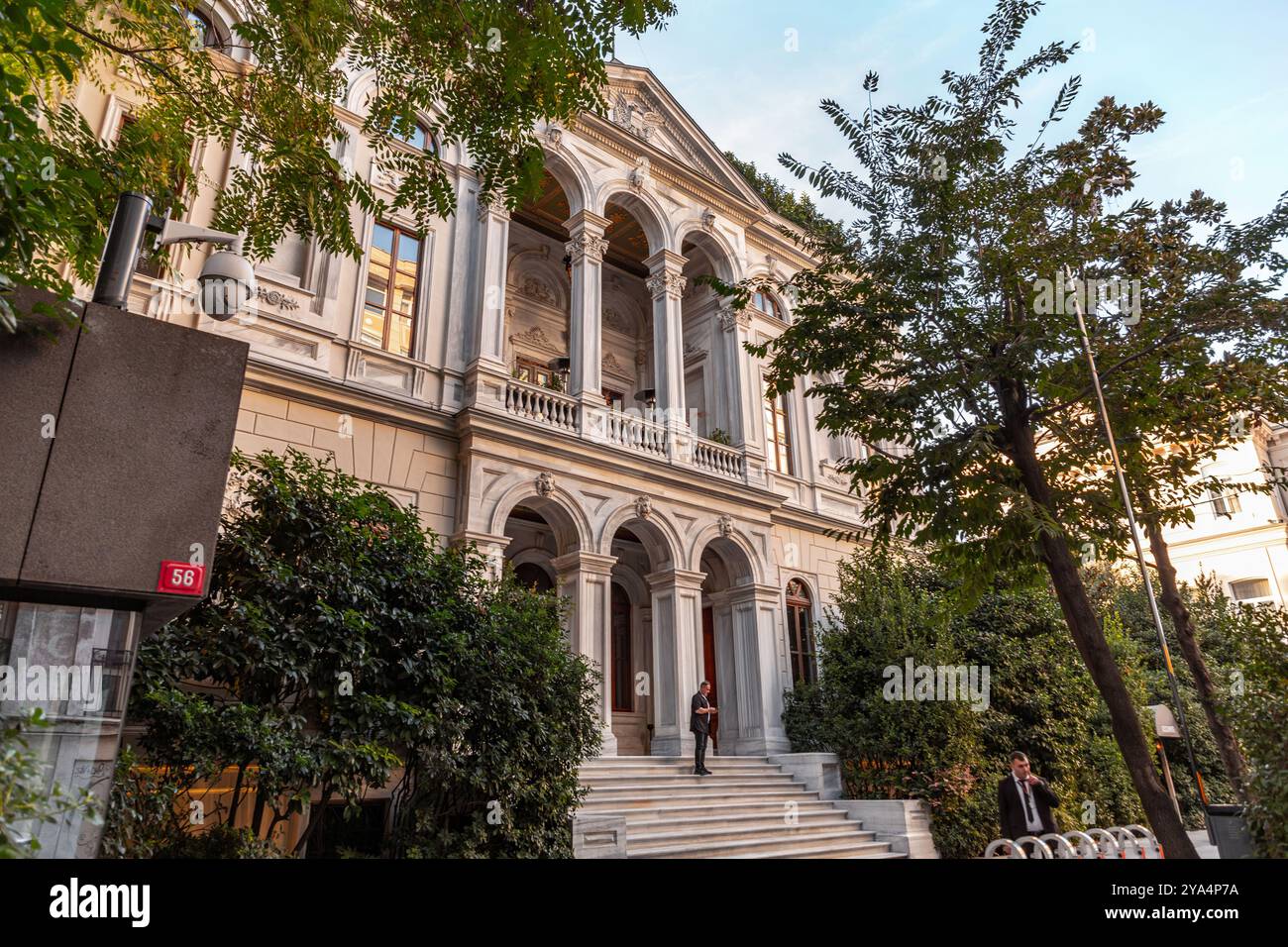 Istanbul, Turkiye - OCT 8, 2024: The entrance of the Soho House ...