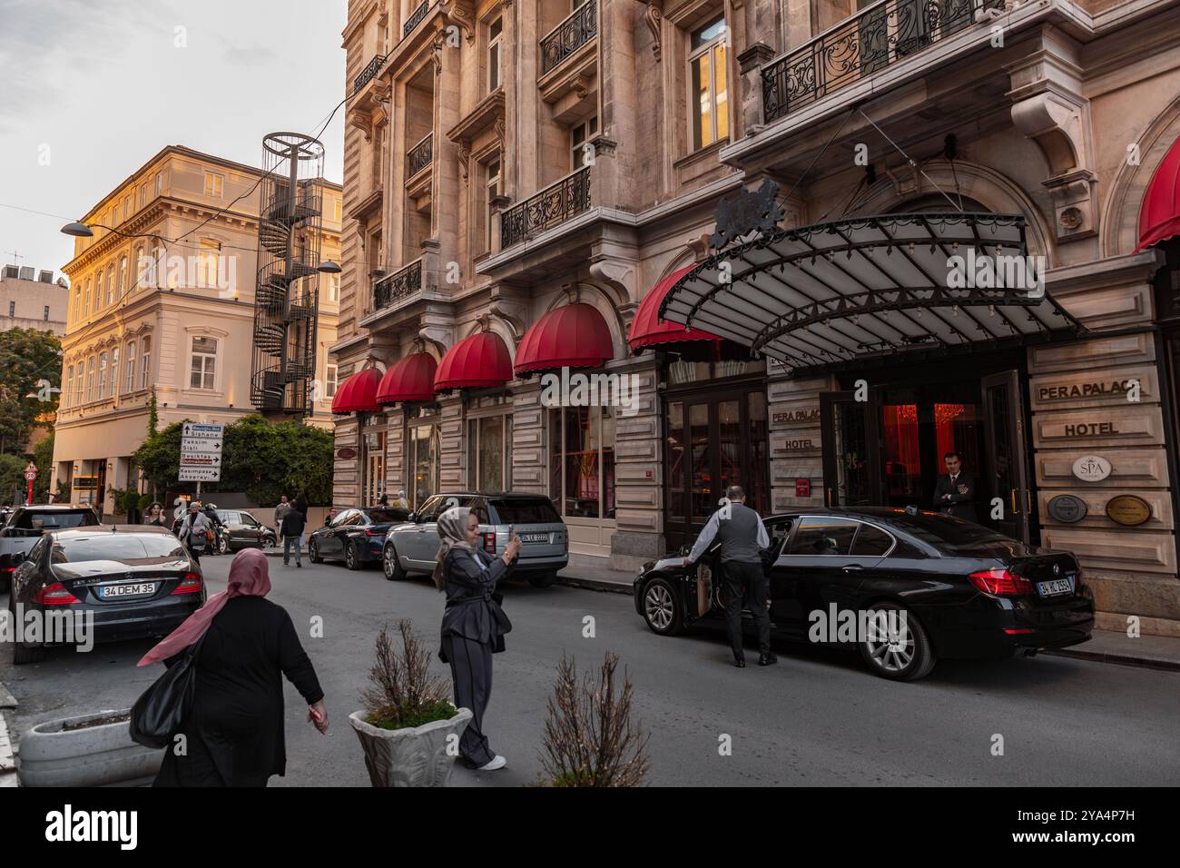 Istanbul, Turkiye - OCT 8, 2024: View from Beyoglu streets, generic ...