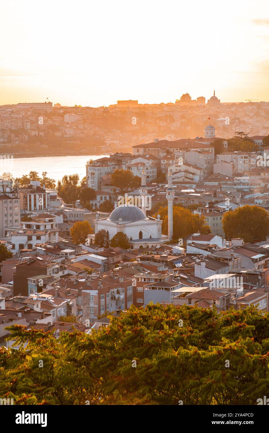 Istanbul, Turkiye - OCT 8, 2024: Generic architecture and street view ...