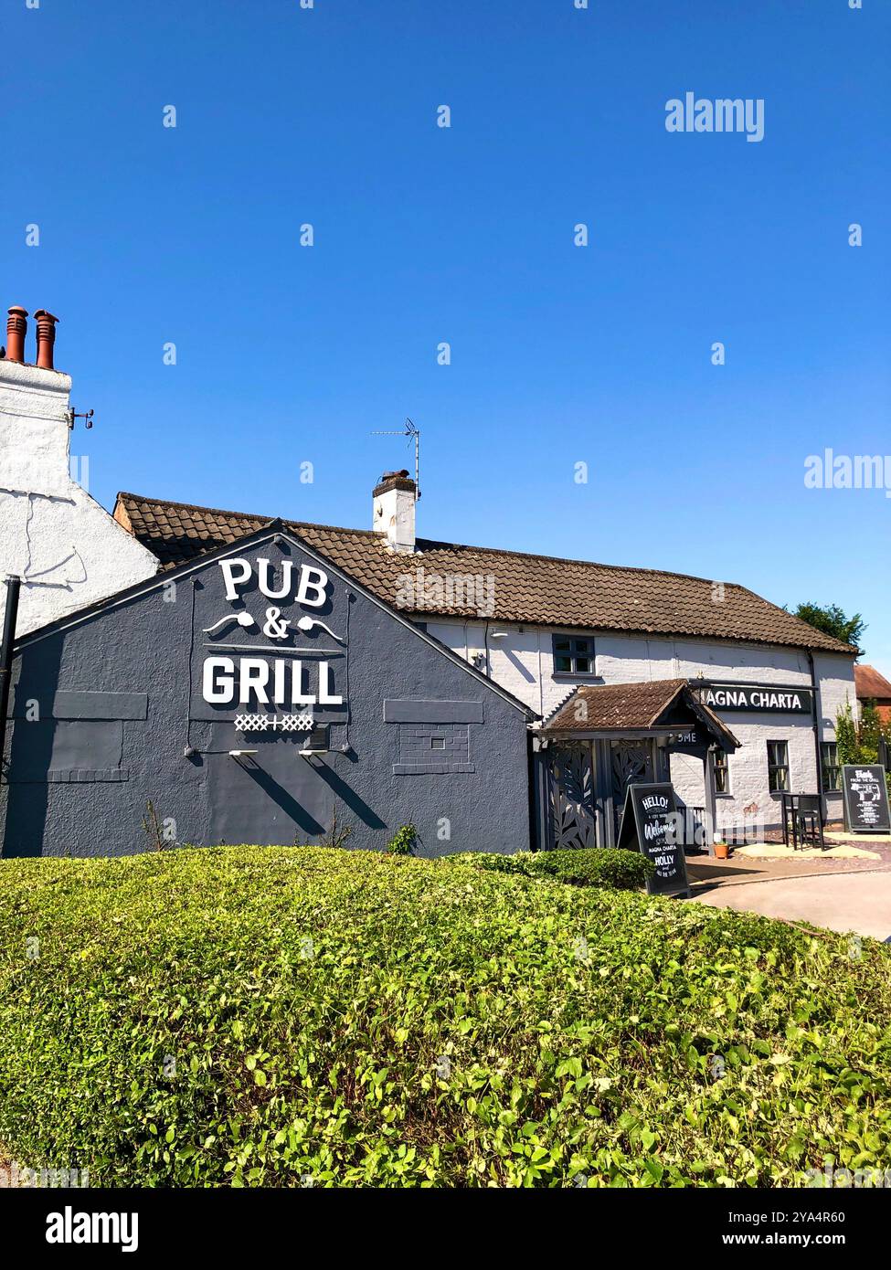 The Magna Charta, a Greene King public house in the village of Lowdham ...