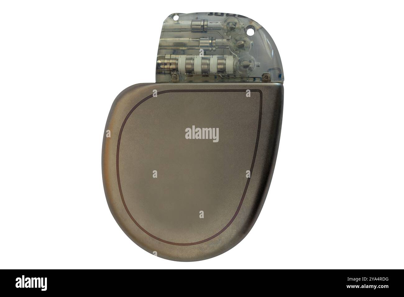 dual chamber implantable cardioverter defibrillator (ICD) isolated on ...