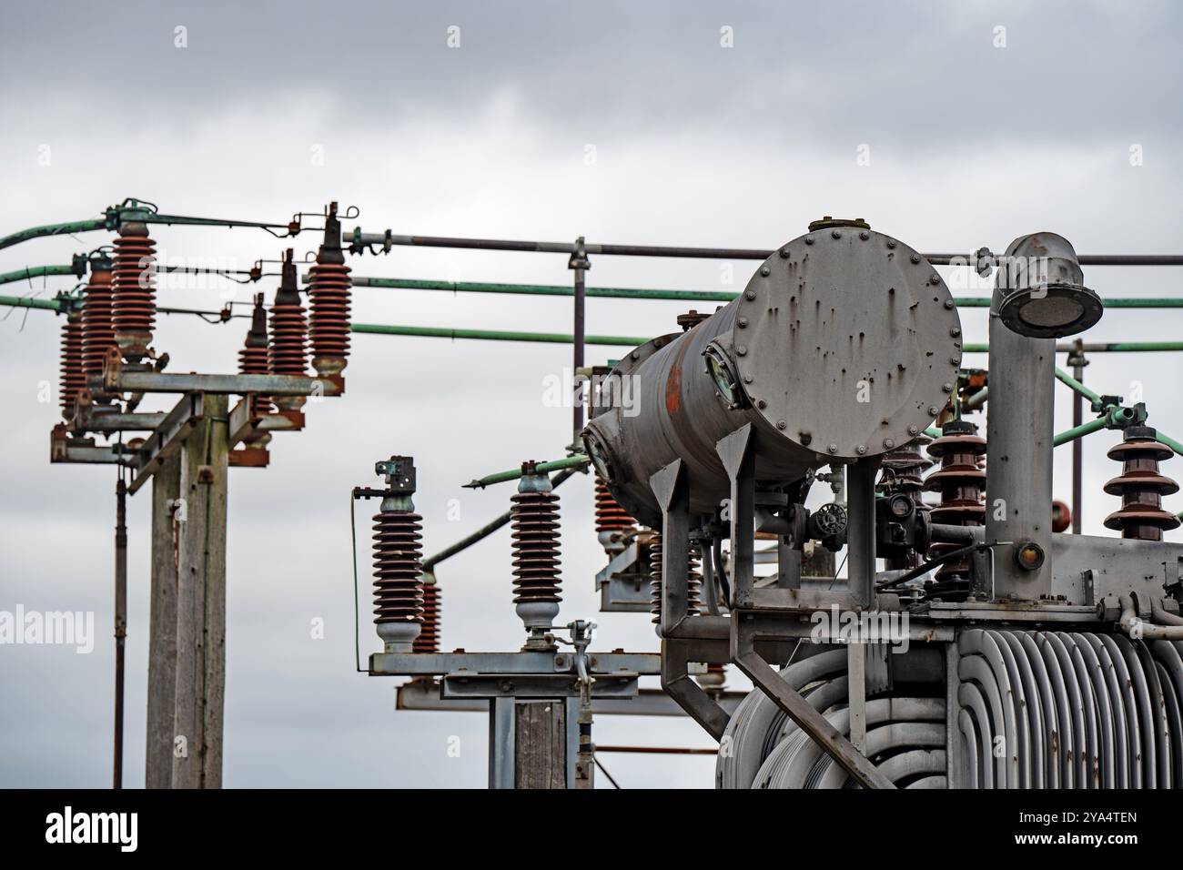 Electricity sub station Stock Photo - Alamy