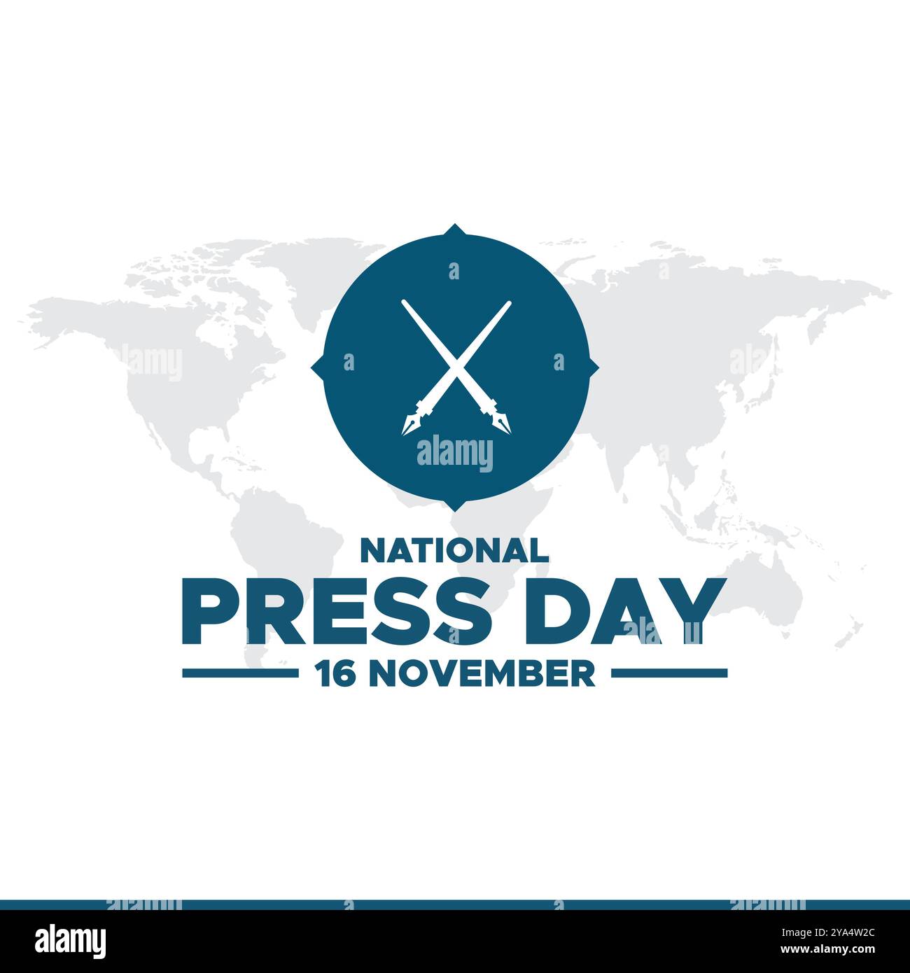 National Press Day vector, illustration. National Press Day concept ...