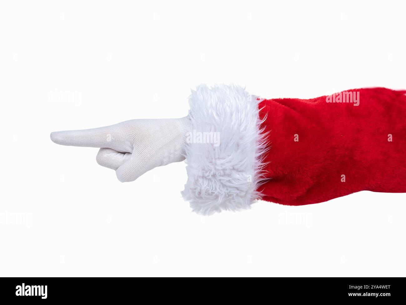 Santa claus gesture pointing finger hi-res stock photography and images ...