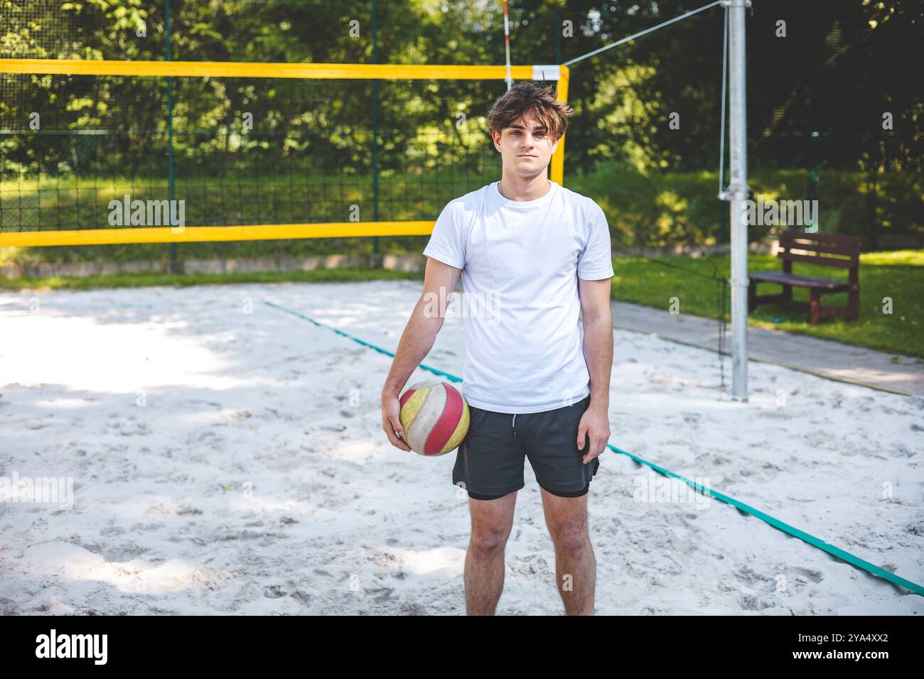 Focused young man stands hi-res stock photography and images - Alamy