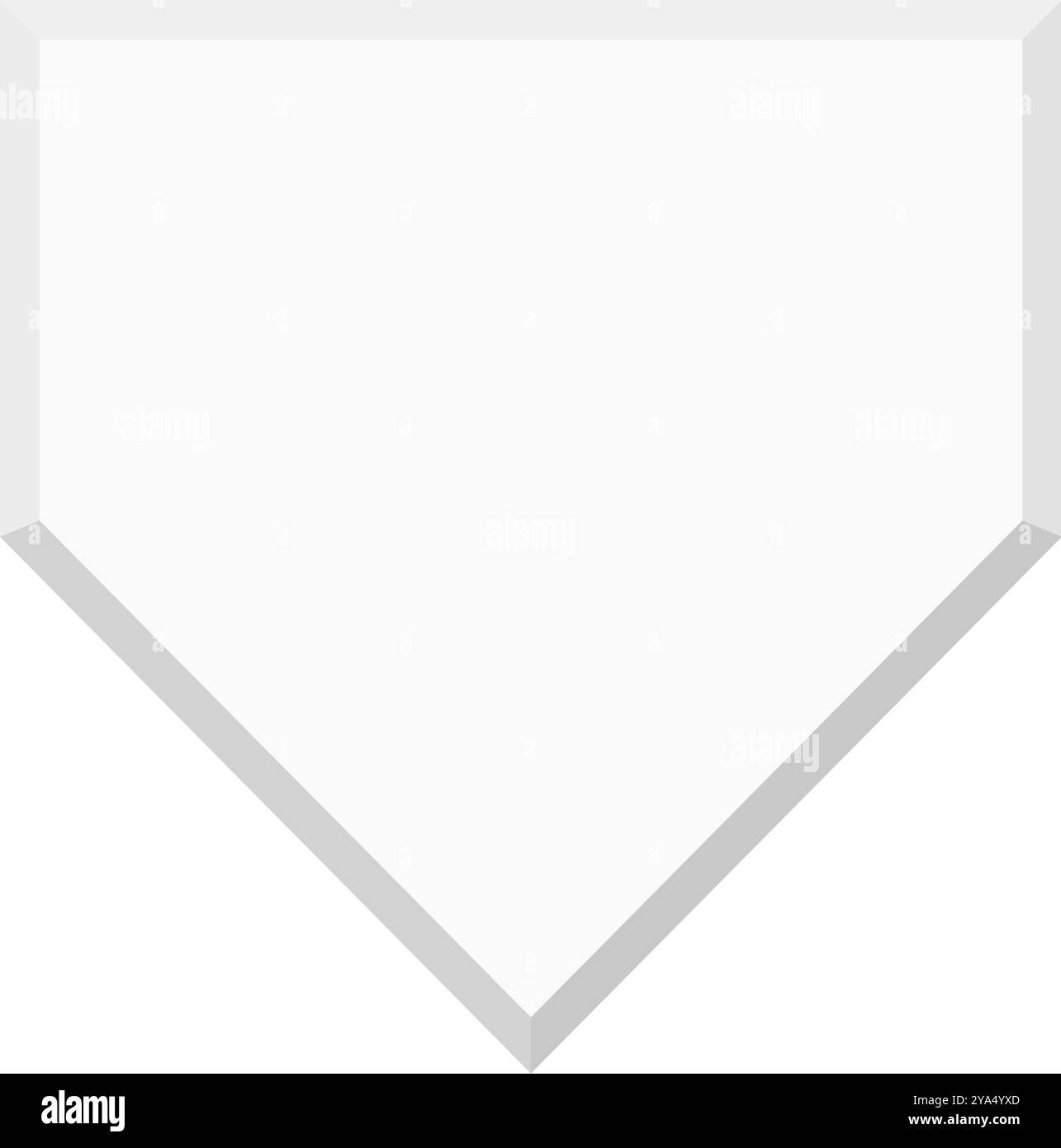 Baseball home plate icon. Editable vector Stock Vector Image & Art - Alamy