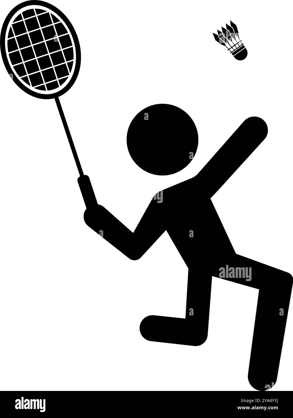 Racquet vector vectors Black and White Stock Photos & Images - Alamy