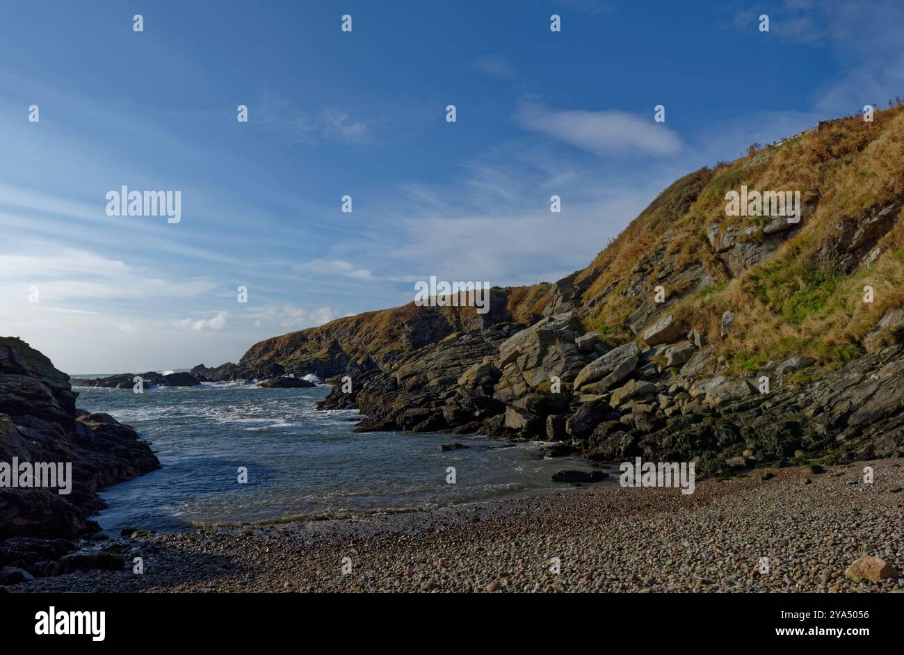 The Entrance and gently shelving Shingle Beach of Old Portlethen ...